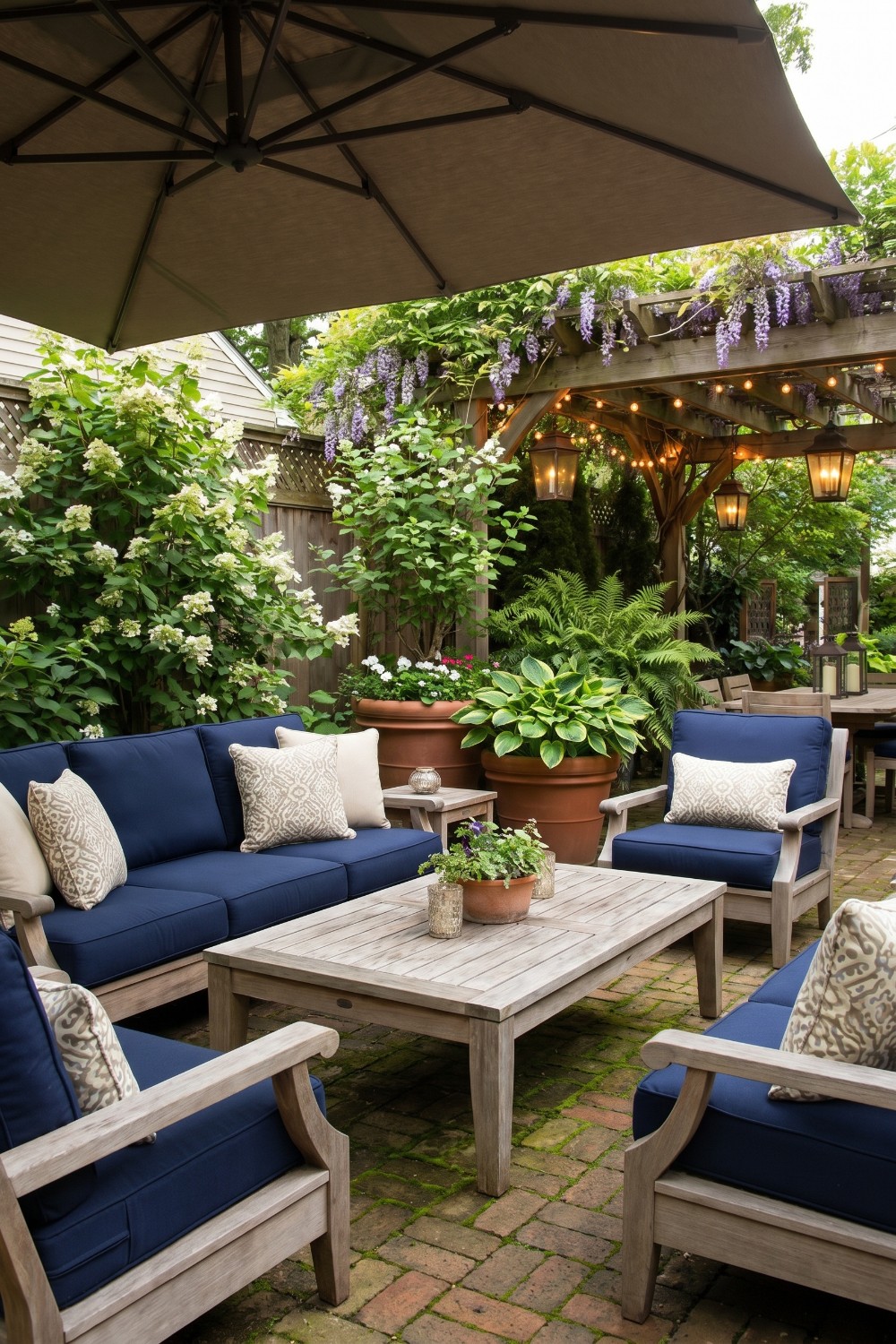 Brighten Your Dim Backyard Through Shady Patio Ideas For North Facing ...