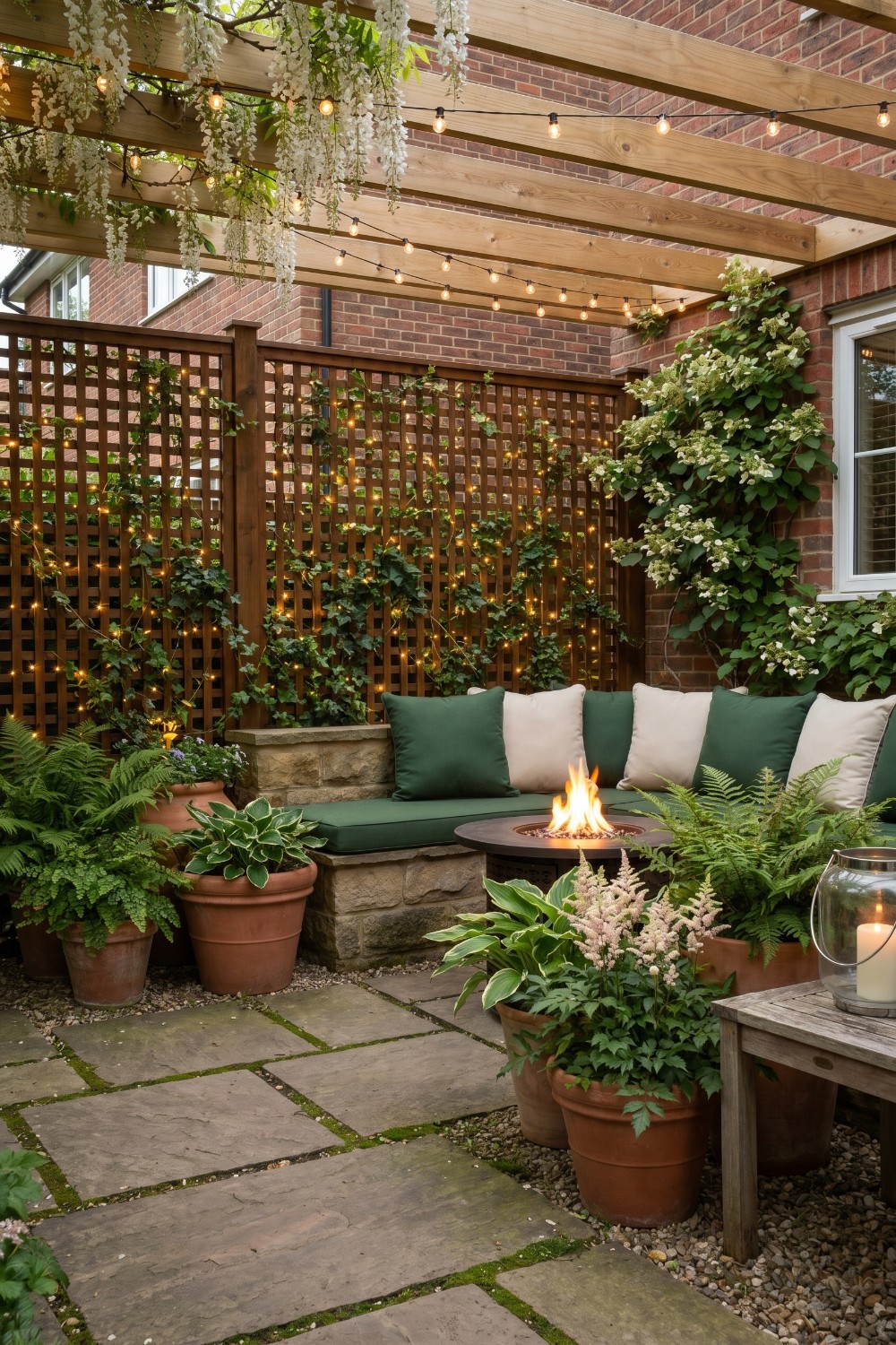 Brighten Your Dim Backyard Through Shady Patio Ideas For North Facing ...